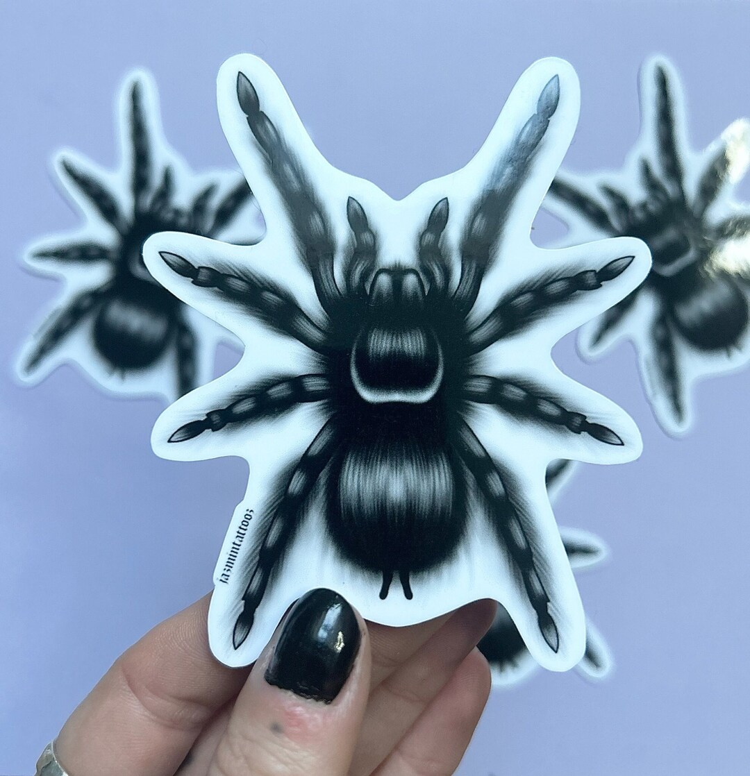 Gothic Spider Sticker | Tattoo Inspired Gothic Decal - Etsy