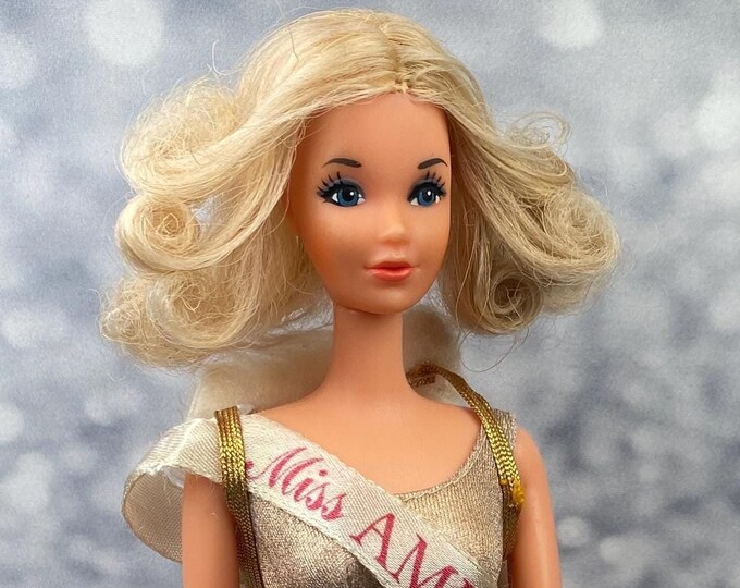 Quick Curl Miss America Barbie: 1970s Barbie - Etsy