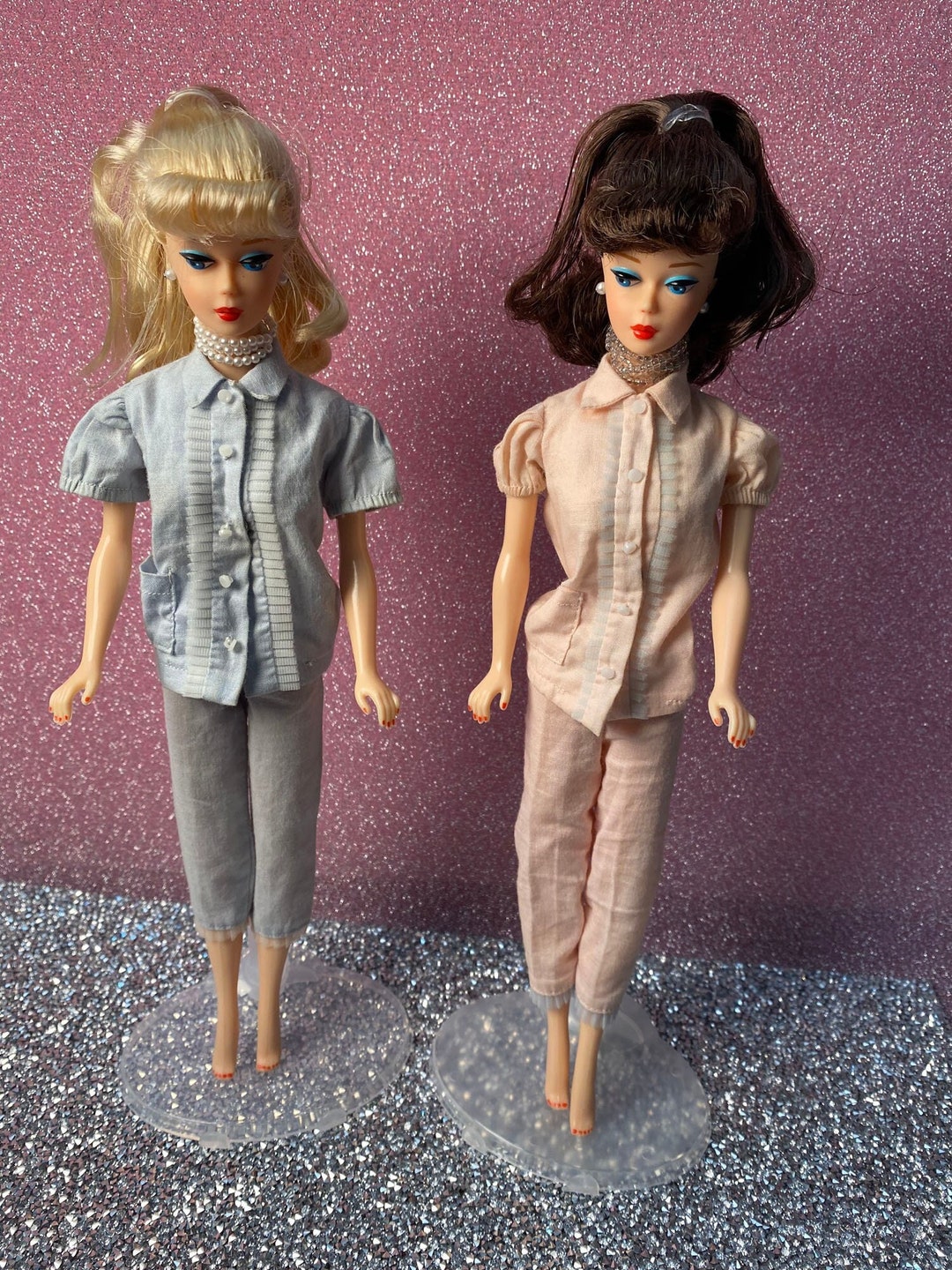 Two-piece Pajama Pak: 1962-63 Barbie Vintage Fashion - Etsy