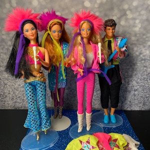 Rocker Dana #1196: 1985 Barbie and the Rockers - Etsy