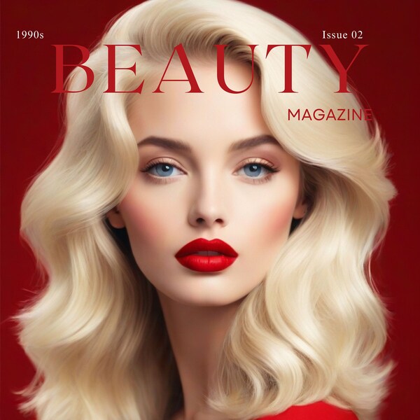 90s Magazine Poster - Etsy