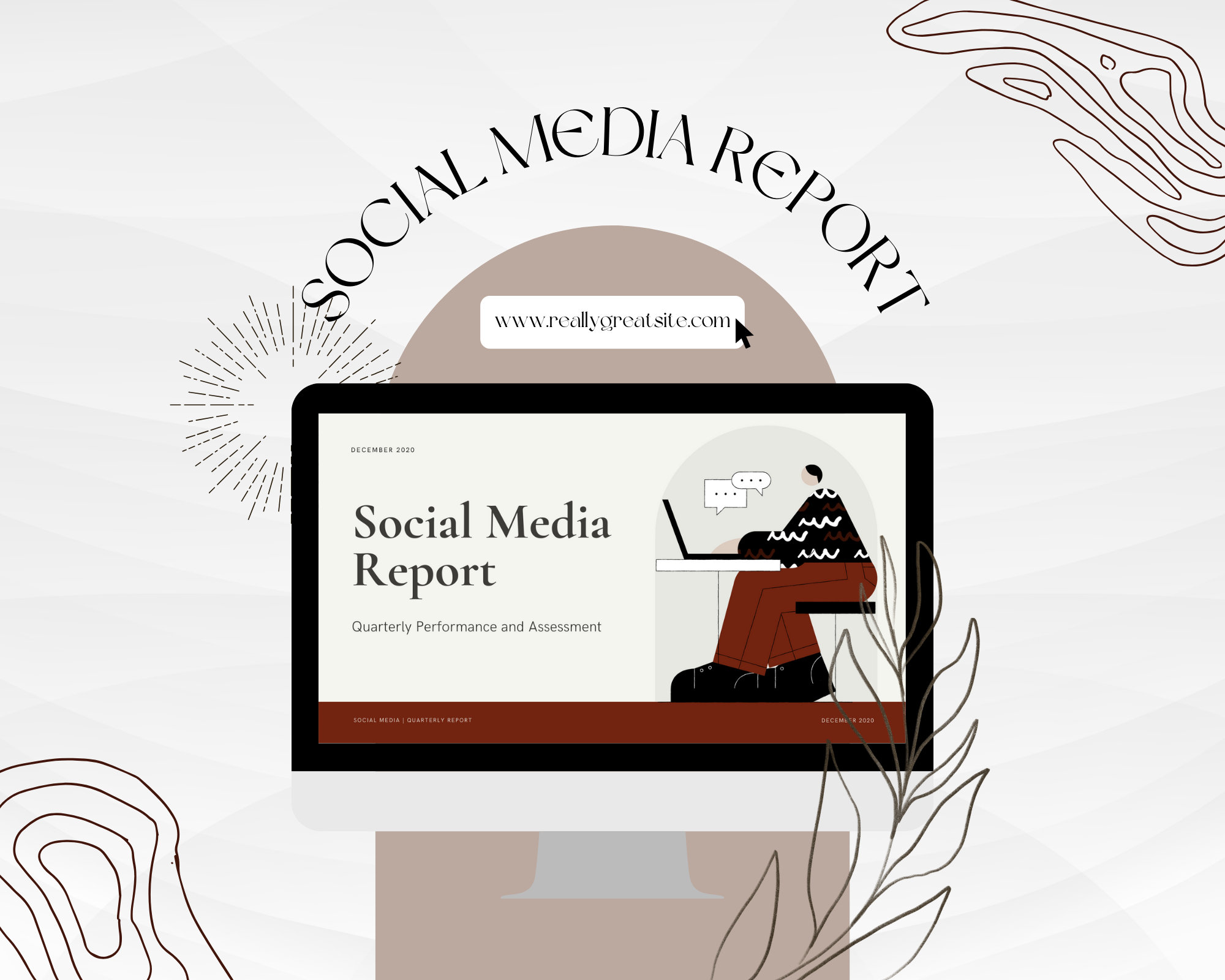 SOCIAL MEDIA MANAGER Template Printable Social Media Template Social ...