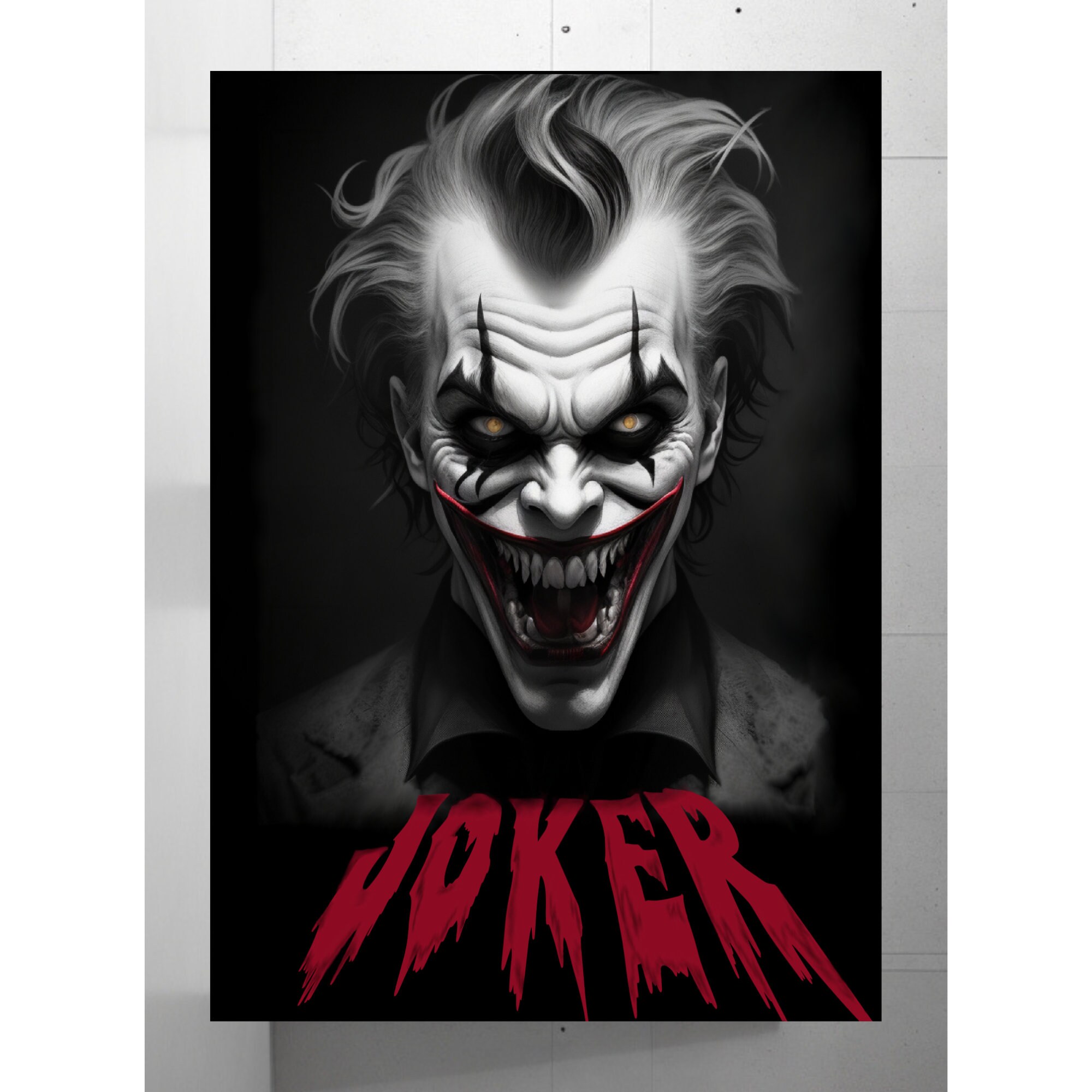 Joker Poster | Digital | Print | Instant Download | - Etsy
