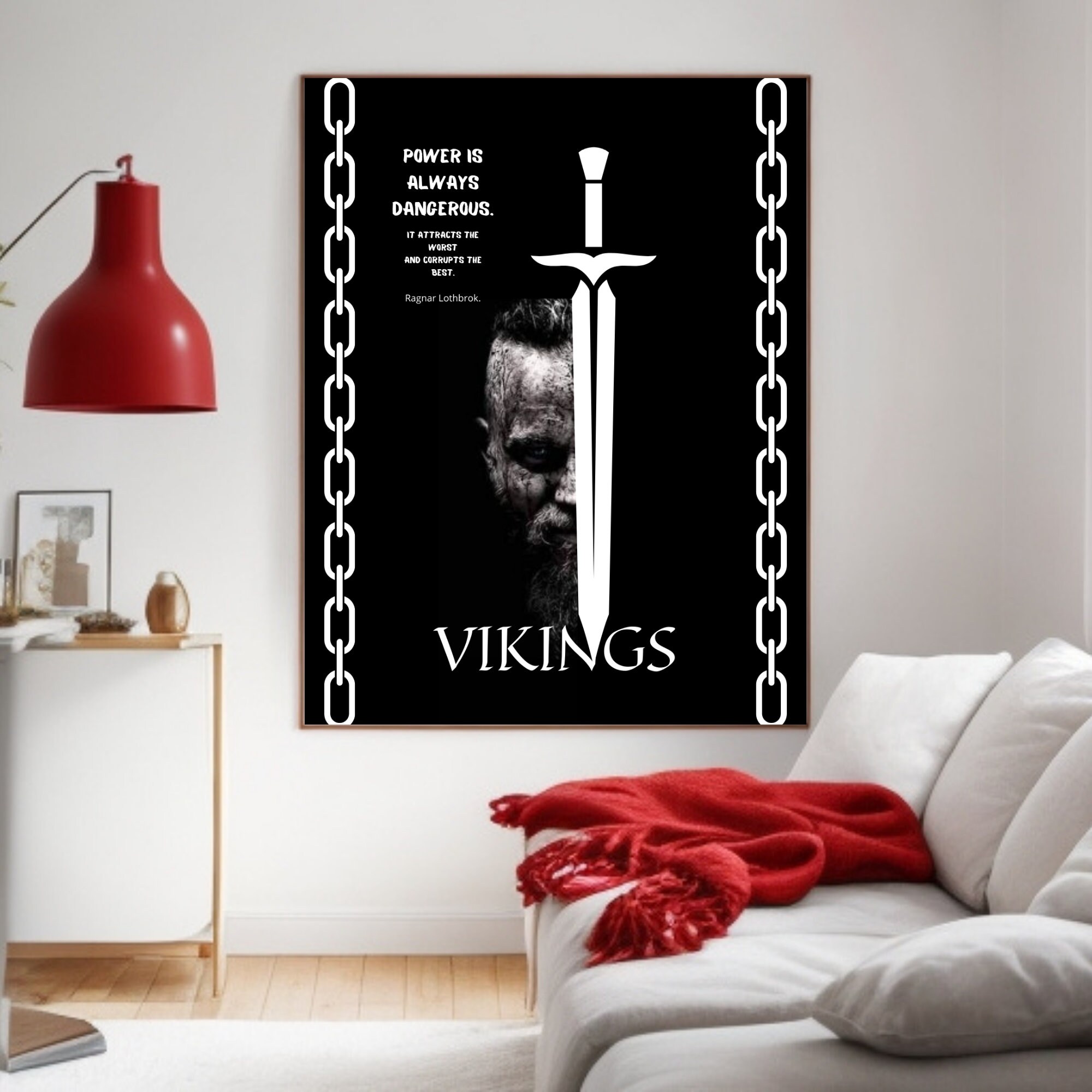 Vikings Poster Ragnar Lothbrok Digital Instant Download - Etsy