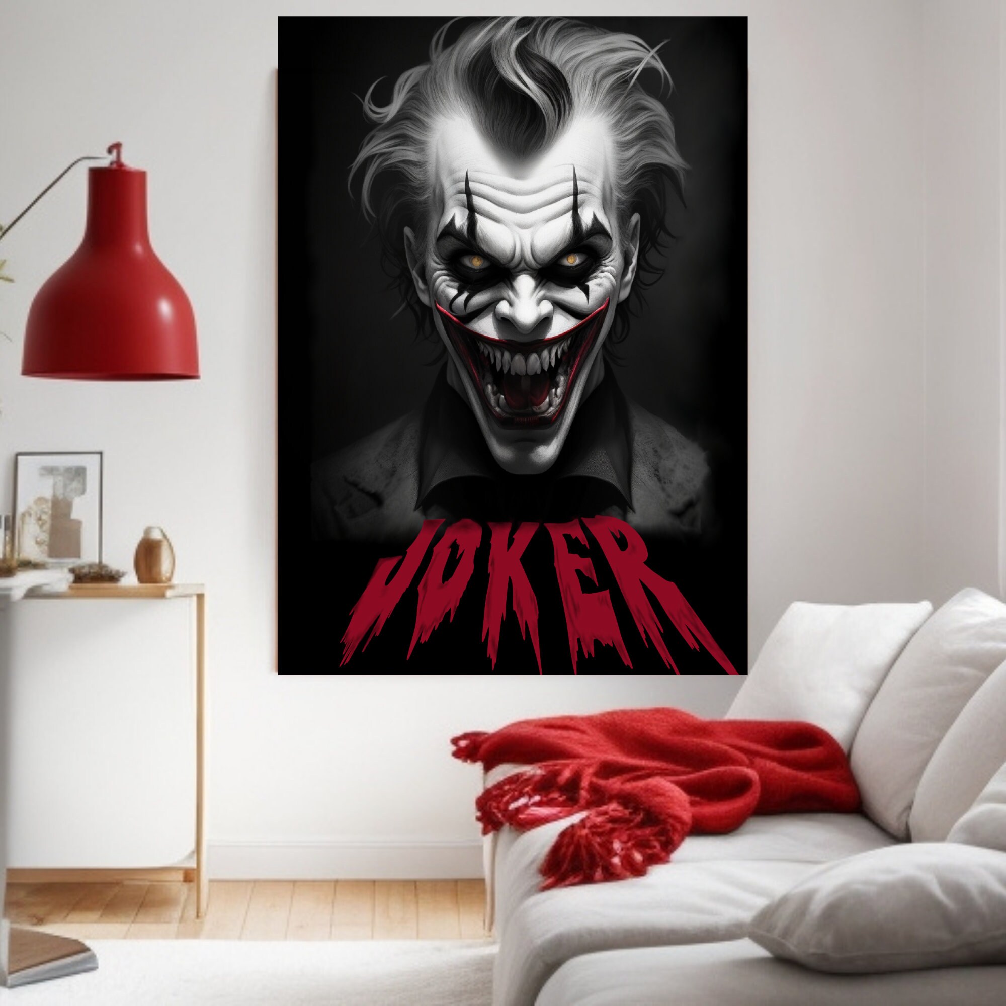 Joker Poster | Digital | Print | Instant Download | - Etsy Joker Poster | Digital | Print | Instant Download | - Etsy