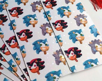 Sonic the Hedgehog Bookmark - Etsy
