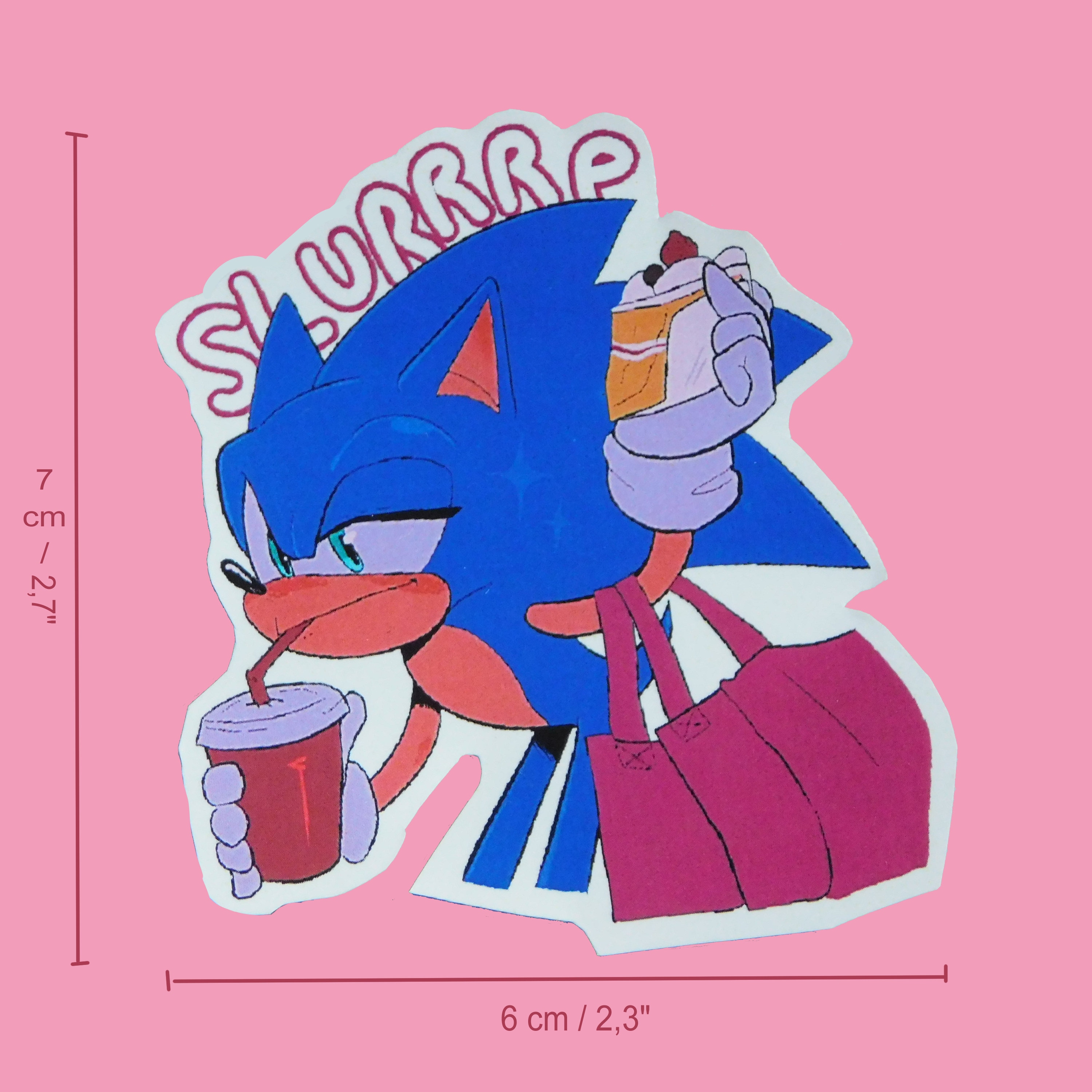 Sonic the Hedgehog Vinyl Sticker - Etsy