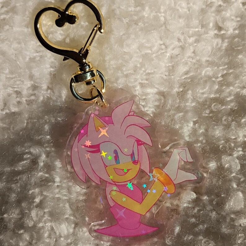 Sonic Keychains Pair - Etsy