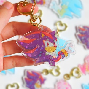 Sonic Keychains Pair - Etsy