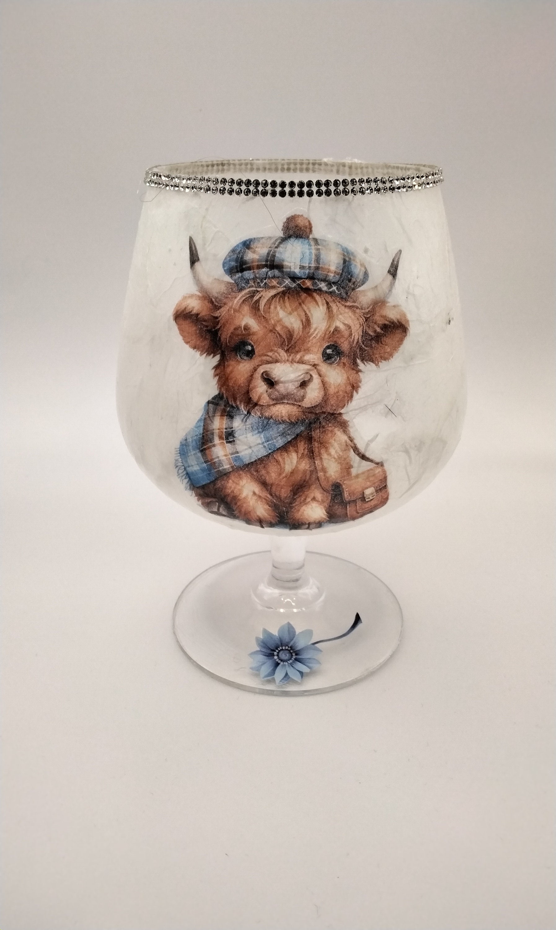 Highland Cow Wine Glass - Etsy