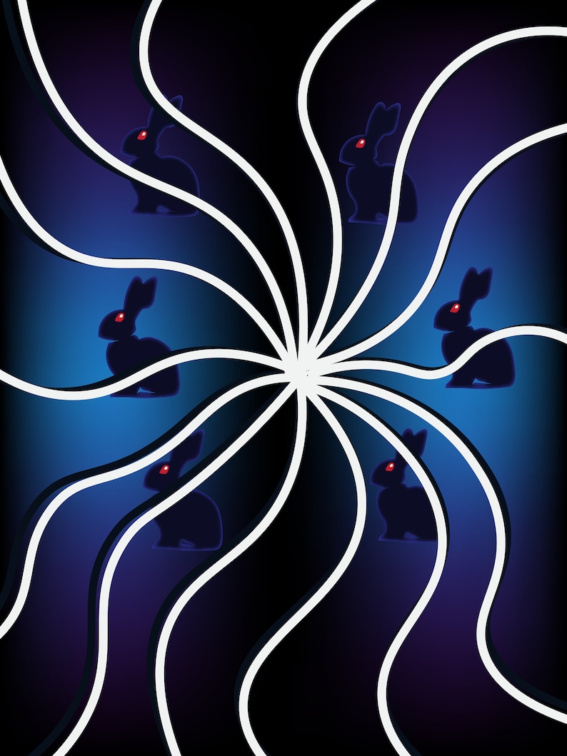 Chasing Rabbits Poster - Etsy