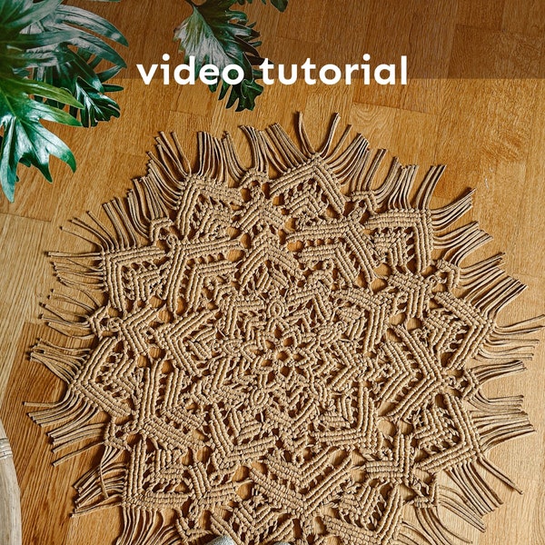 Macrame Mandala - Etsy