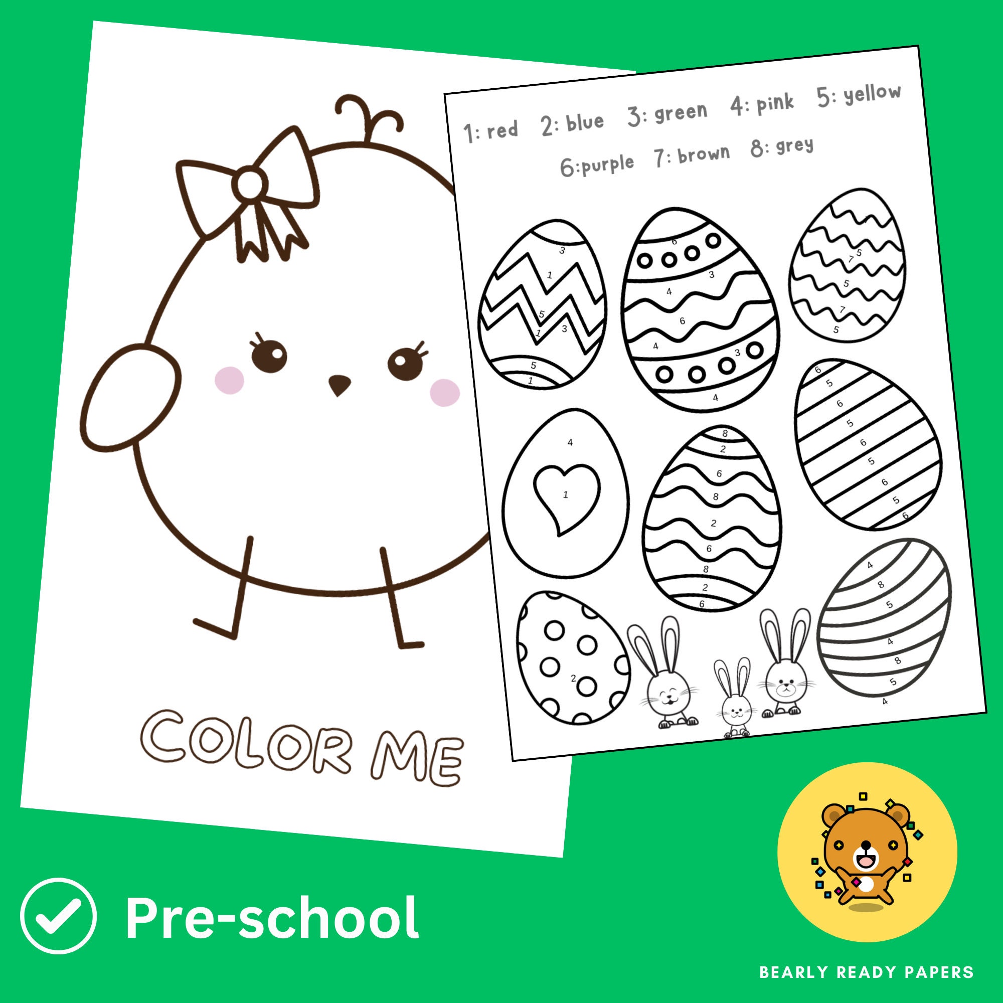Easter Colouring - Easter Activities - Preschool - Homeschool ...