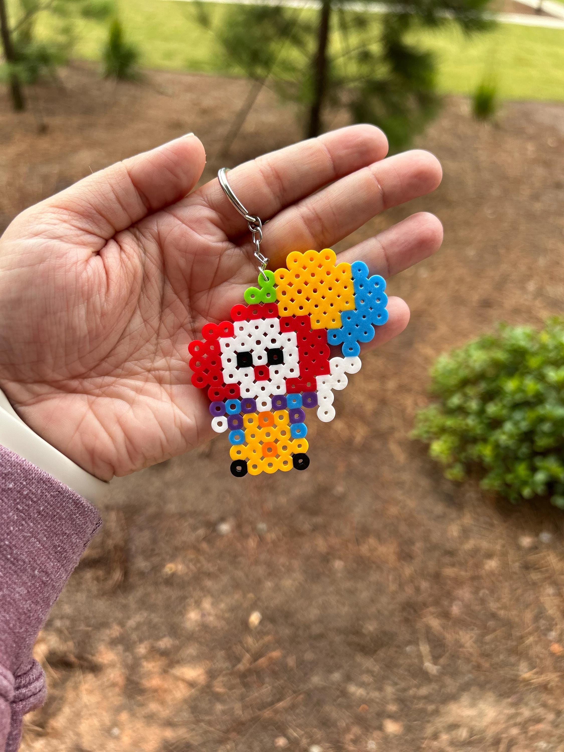 Clown Perler Keychain - Etsy