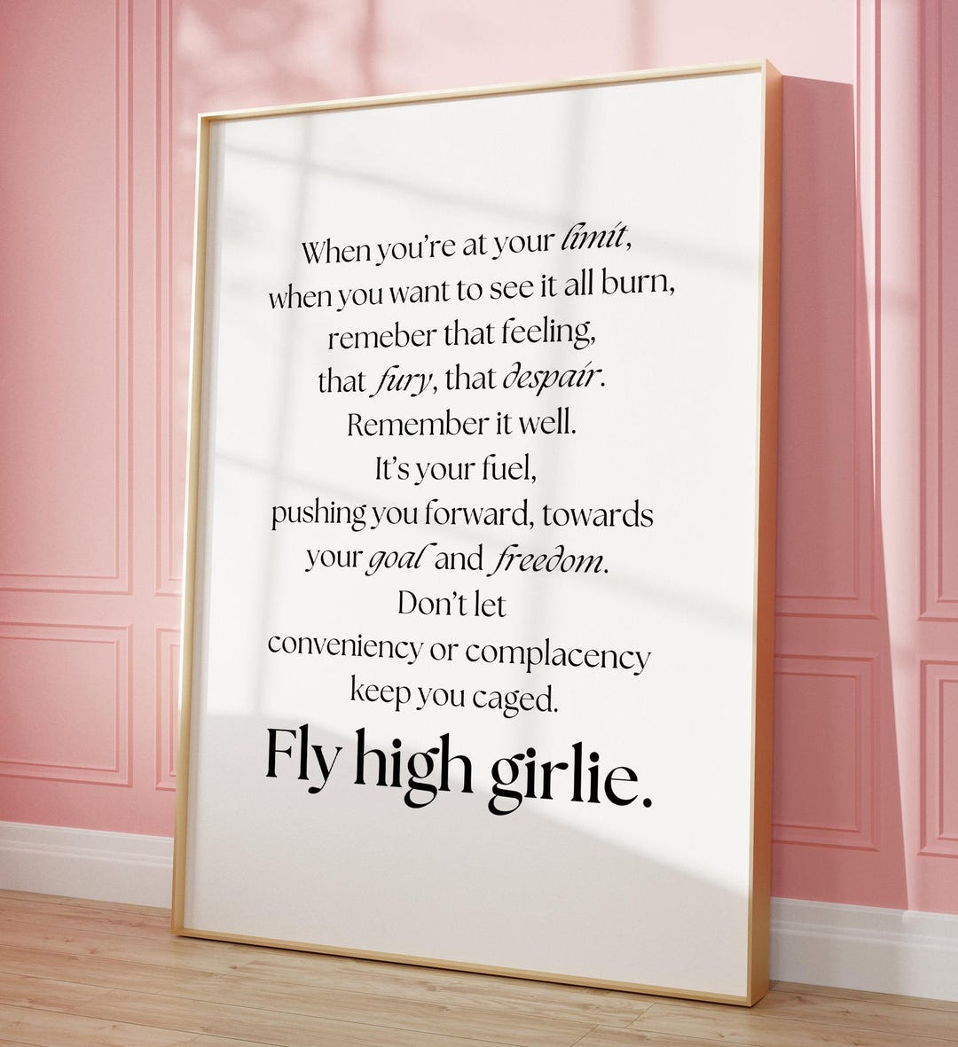 Motivational, Empowering Poster, Printable Wall Art, Growth Mindset ...