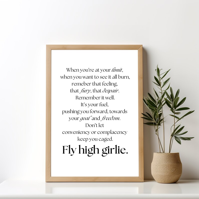 Motivational, Empowering Poster, Printable Wall Art, Growth Mindset ...