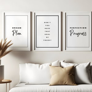 Motivational Poster Bundle: Positive Mindset Art Prints (digital ...