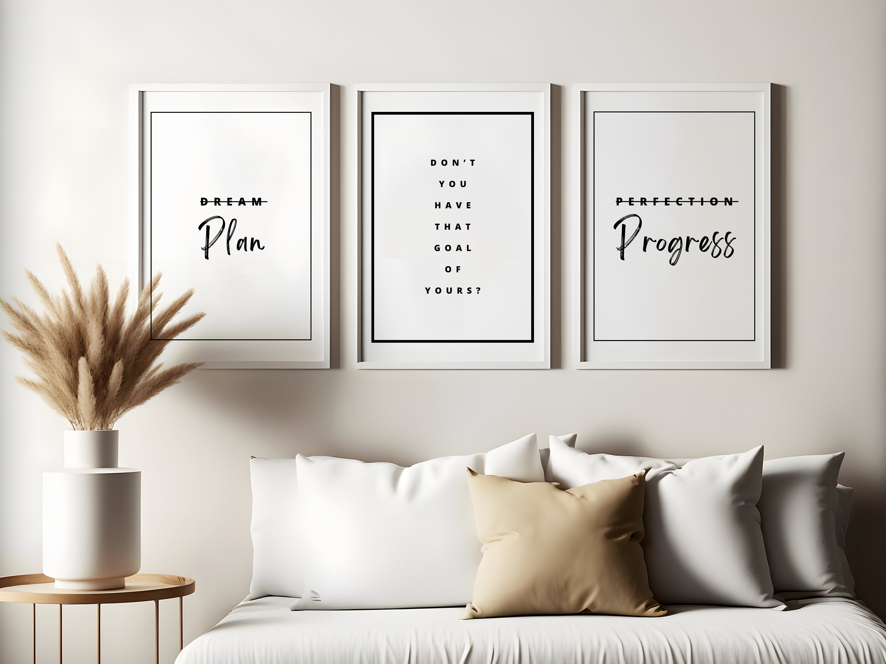 Motivational Poster Bundle: Positive Mindset Art Prints (digital ...