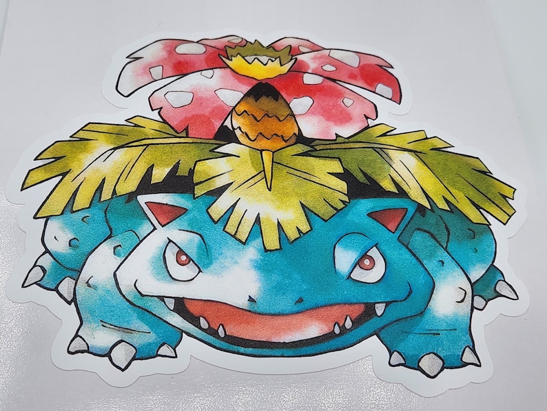 Blastoise Charizard Venusaur High Quality Gen 1 Pokémon Stickers Matte ...