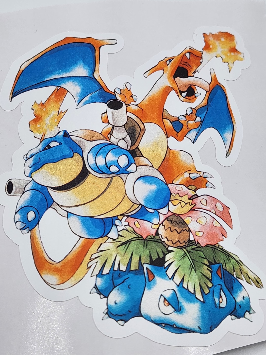 Blastoise | Charizard | Venusaur | High Quality Gen 1 Pokémon Stickers ...