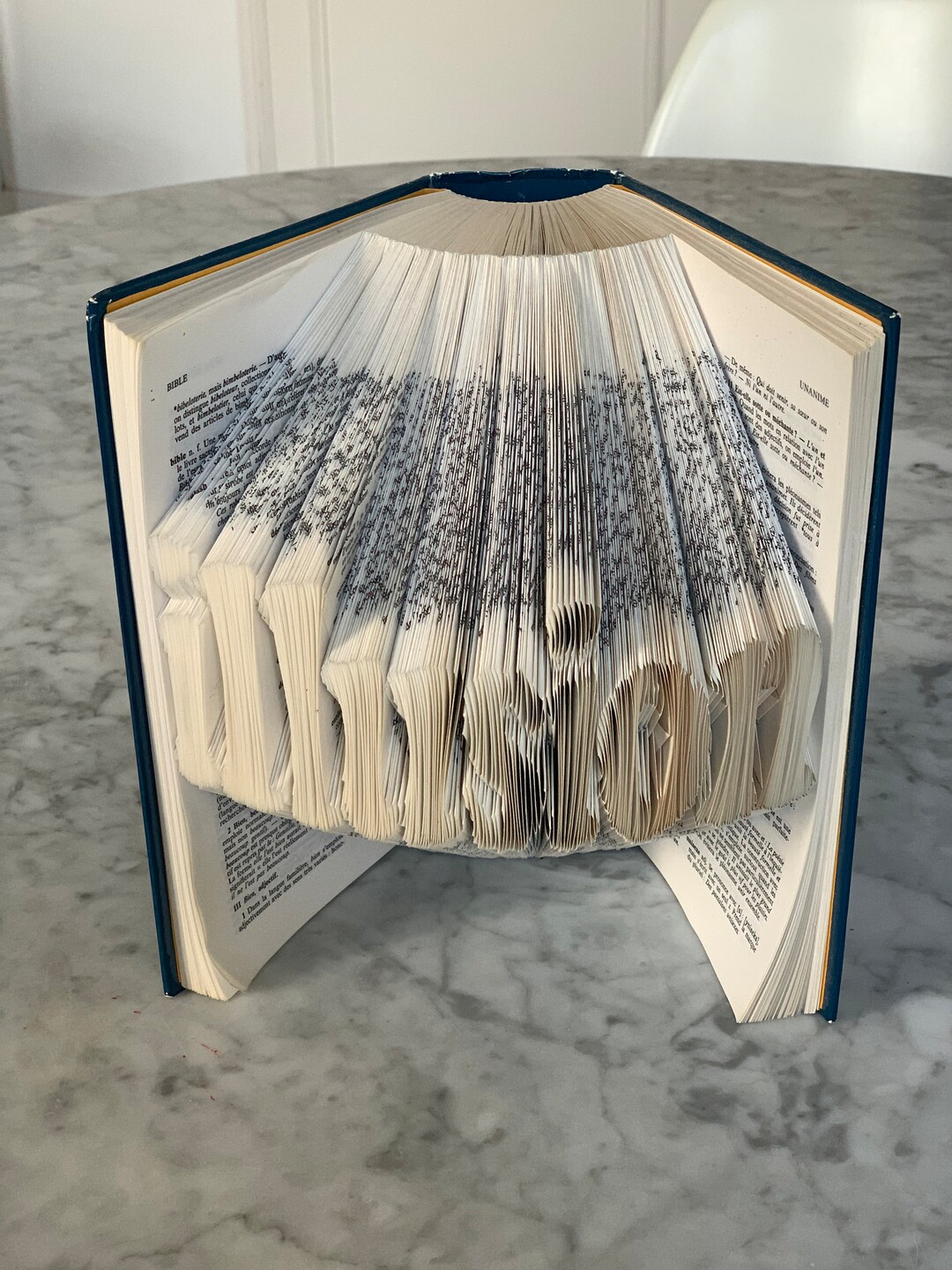 ILLUSION Hand Folded Book - Etsy