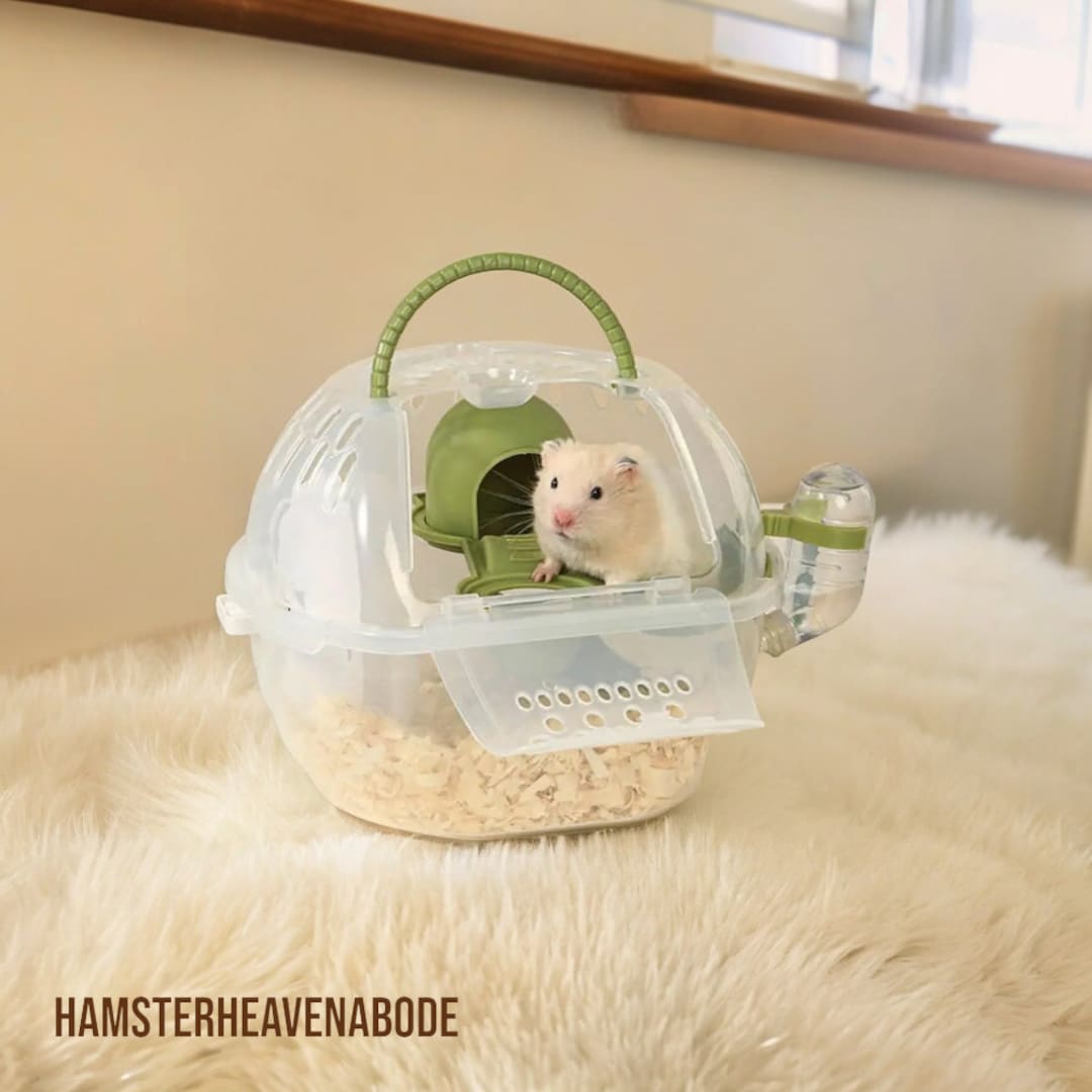 Hamster Travel Cage With Water Bowl Included, Transport Cage for ...
