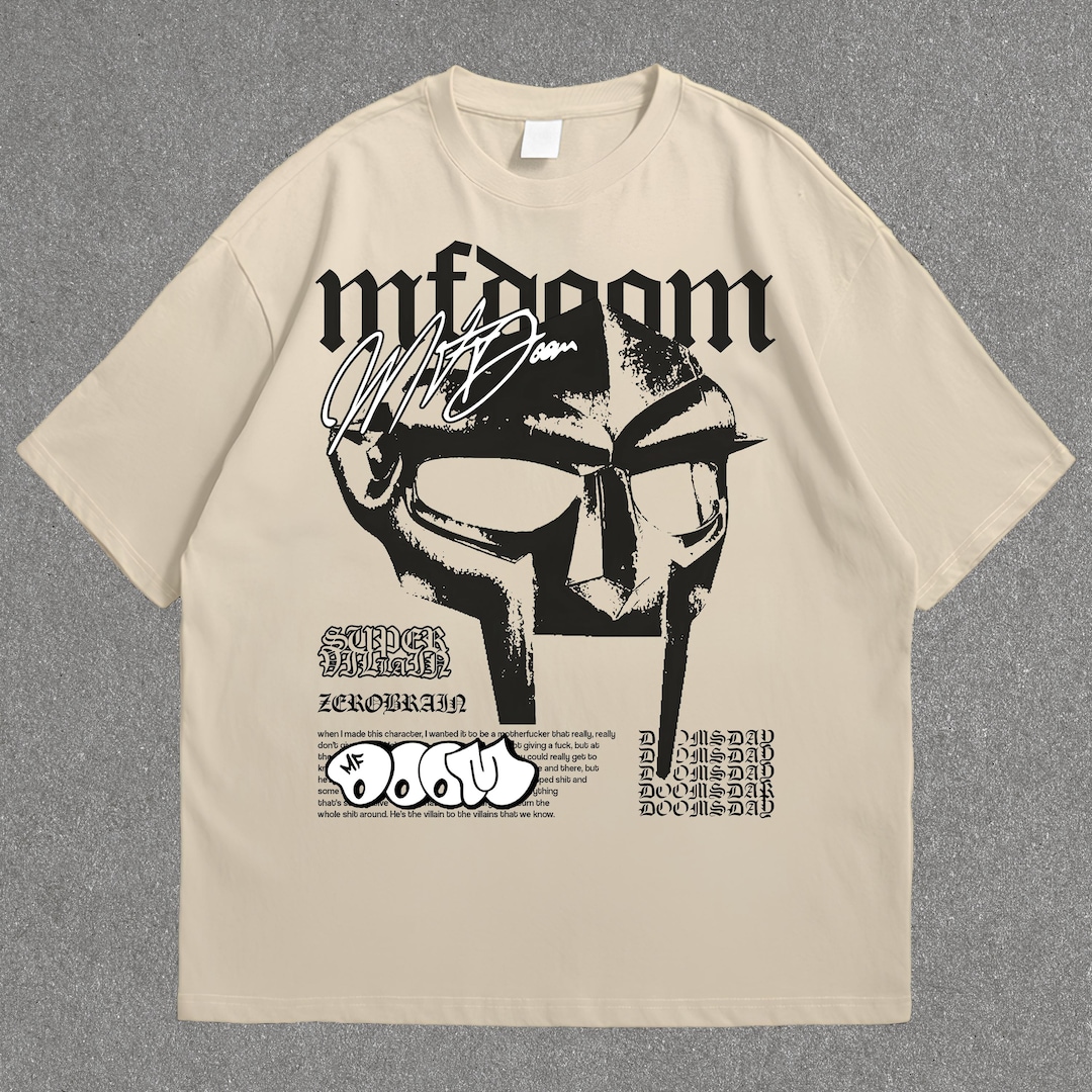 MF Doom Shirt, Madvillain Metal Face Shirt, Metal Face Hoodie, Retro ...