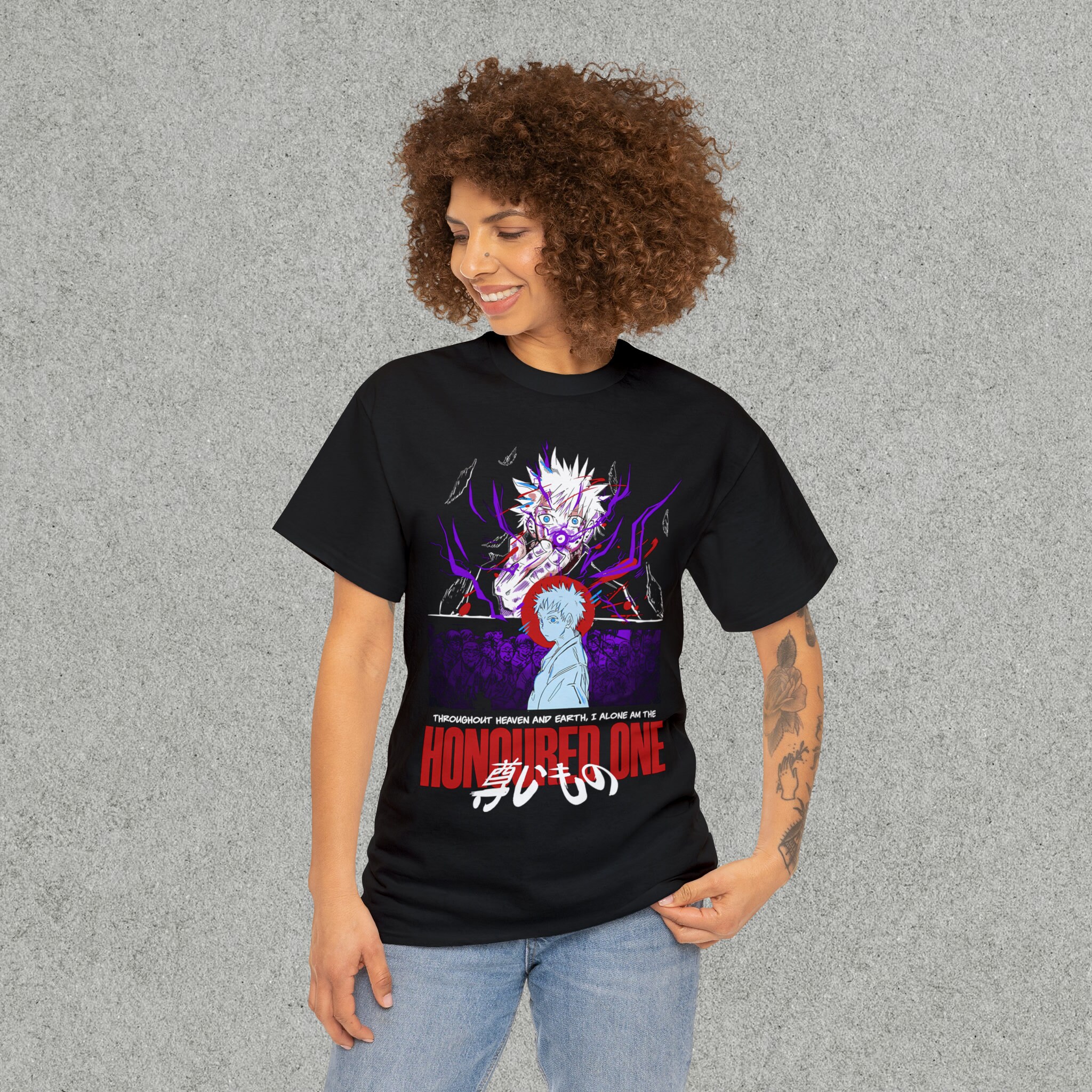 Gojo Satoru T-shirt JJK Merch Jujutsu Kaisen Shirt Anime Tee Jujutsu ...