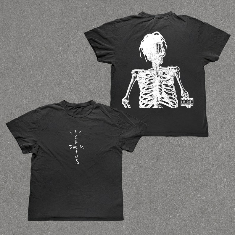 Travis Scott Shirt Cactus Jack Shirt and Merch Album Tee Front and Back ...