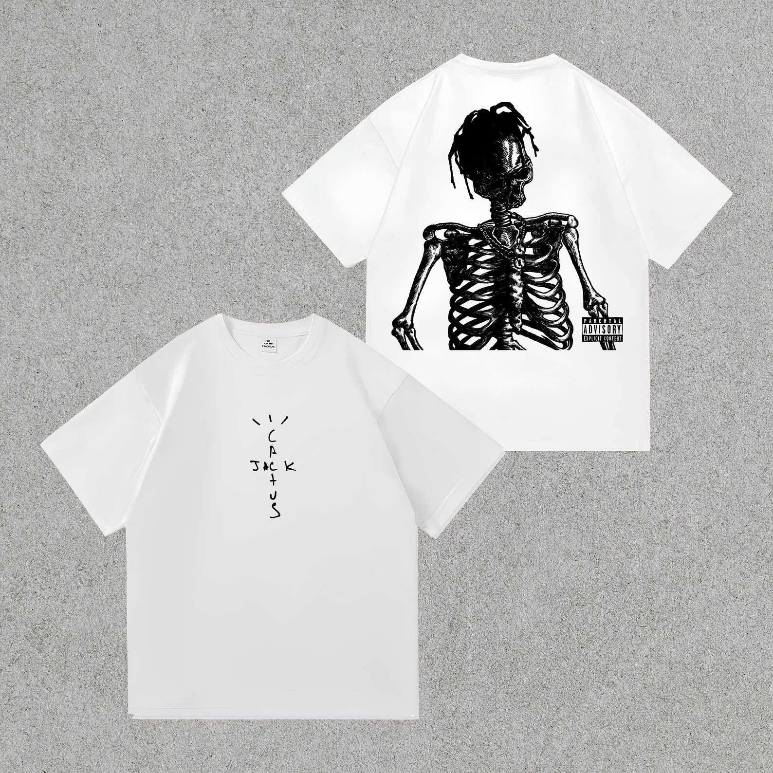 Travis Scott Shirt Cactus Jack Shirt and Merch Album Tee Front and Back ...