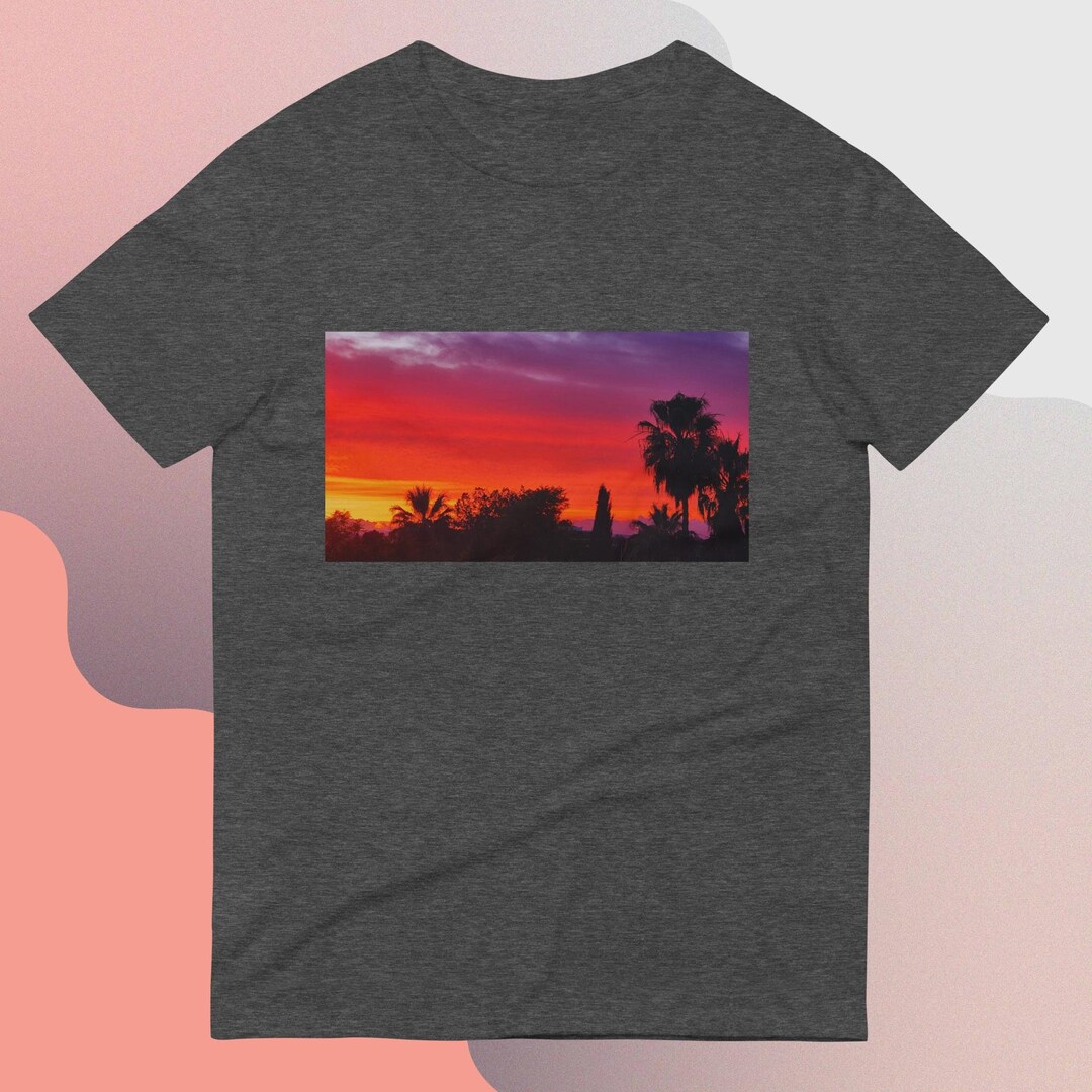 Sunset Graphic Uni Sex T Shirt Etsy