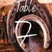 Western Themed Wedding Table Number Template - Etsy