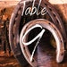 Western Themed Wedding Table Number Template - Etsy