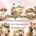 Farmhouse Clipart Bundle: Vintage Farmlife Watercolor Mega Pack - 120 ...