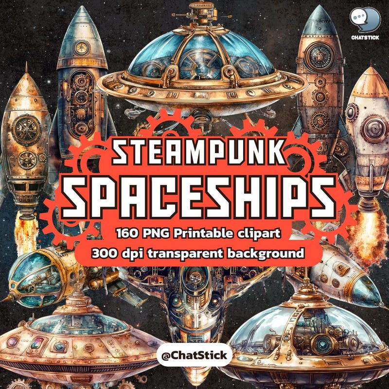 Steampunk Rocket - Etsy