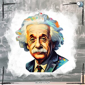 Albert Einstein Science Clipart Pack - 150 Pngs With Transparent ...