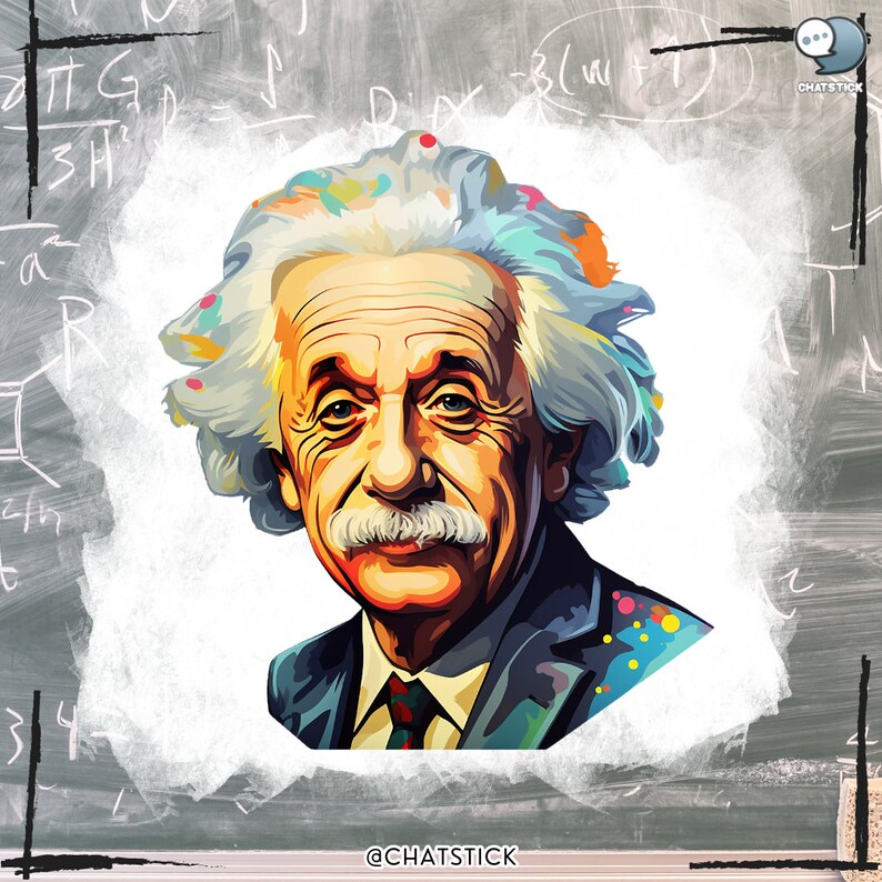 Albert Einstein Science Clipart Pack - 150 Pngs With Transparent ...