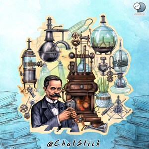 120 Victorian Science Clipart | Printable PNG | 300 DPI | Scientific ...