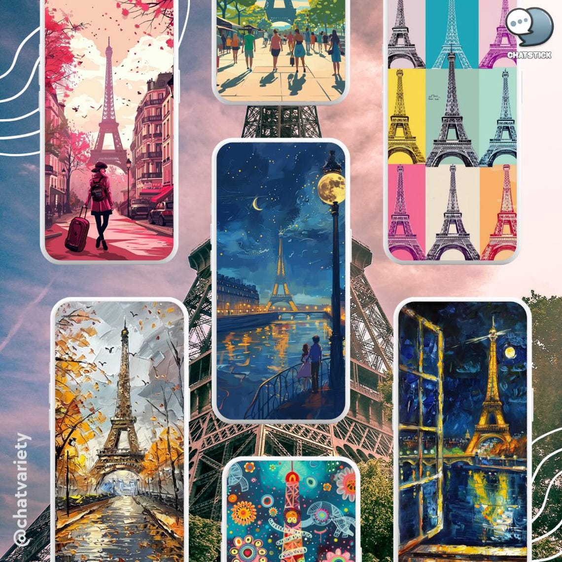 Parisian Dreams: 160 Stunning Eiffel Tower Mobile Wallpapers for iPhone ...