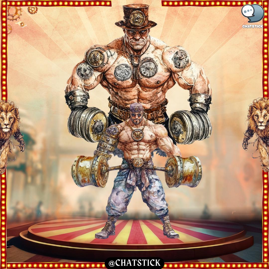 Steampunk Circus Clipart Bundle - 160 High-resolution Pngs of ...