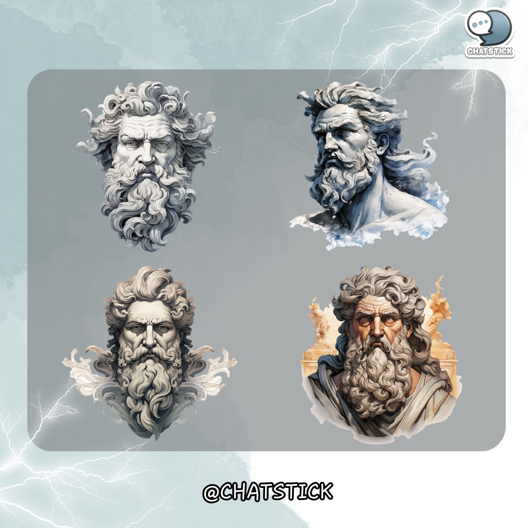 Zeus Cliparts in Victorian Style Mega Pack - 180 High-quality PNG ...
