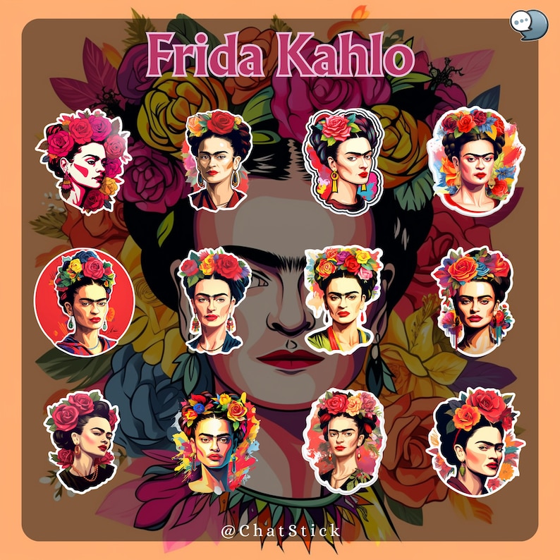 Mega paquete de imágenes prediseñadas de pegatinas digitales inspiradas ...