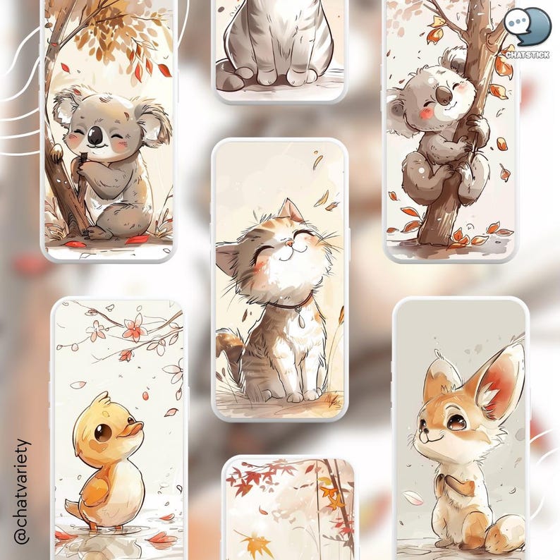 Cute Animals Mobile Wallpapers | 300 Adorable Phone Backgrounds for ...