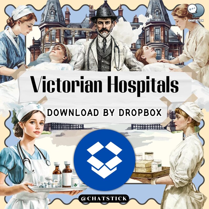 Victorian Hospital Cliparts - 150 Historical Medical Scenes PNG ...