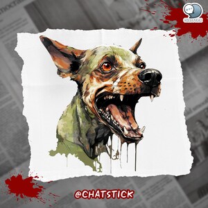 Dog Zombies Watercolor Clipart Mega Pack - 180 PNG, 3200x3200 ...