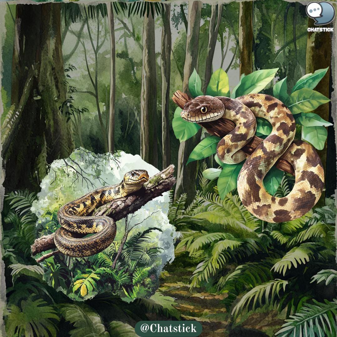 Amazon Rainforest Clipart Bundle - 160 PNG Watercolor Jungle Animals ...