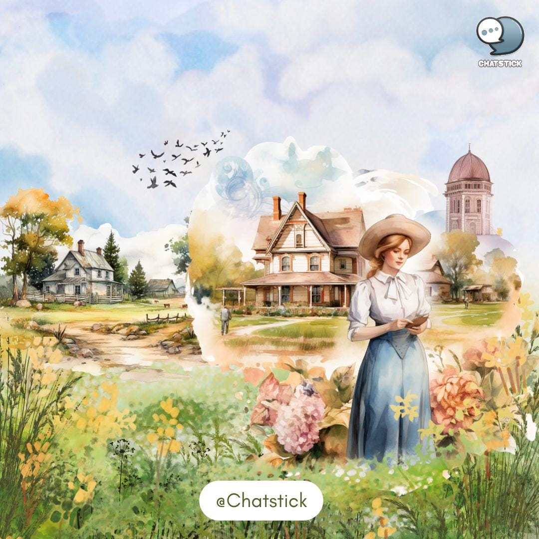 Victorian Country Life Clipart Collection – 150 High-quality Pngs ...