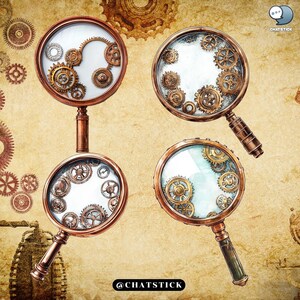 Steampunk Medical Devices Clipart Pack - 160 Vintage Tools in 300 DPI ...