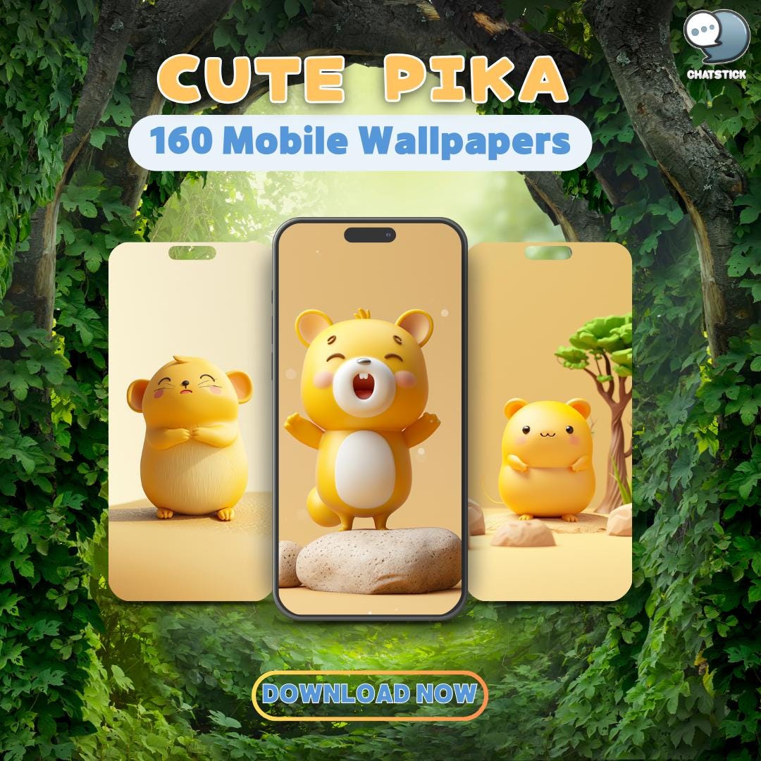 160 Cute Pika Premium Mobile Wallpapers Collection for iPhone and ...