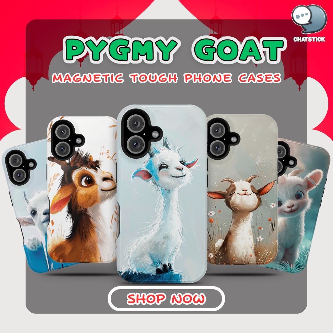 Cute Pygmy Goat Magnetic Tough Phone Cases Collection Set of 8 | Tough ...